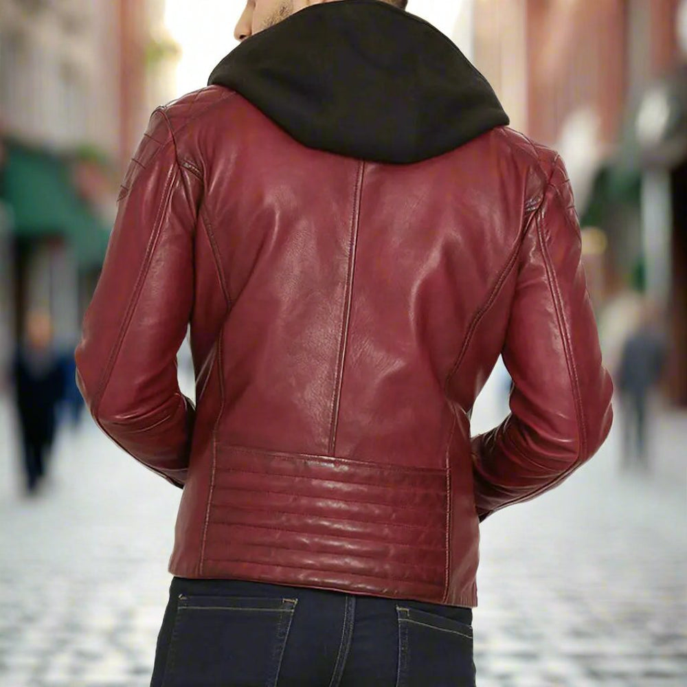 BOL Men's Alvin Lambskin Leather Jacket - Boutique of Leathers/Open