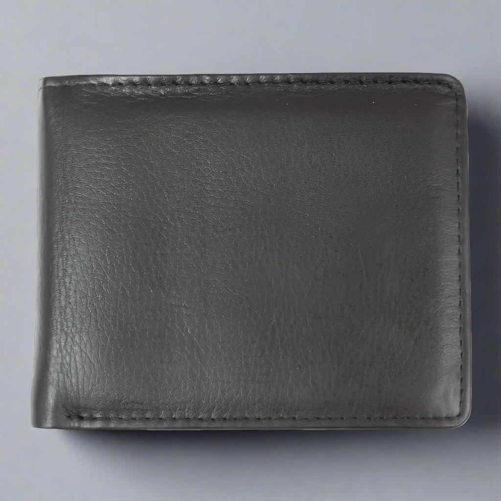 BOL Men's Billfold Flip Up Leather Wallet - Boutique of Leathers/Open
