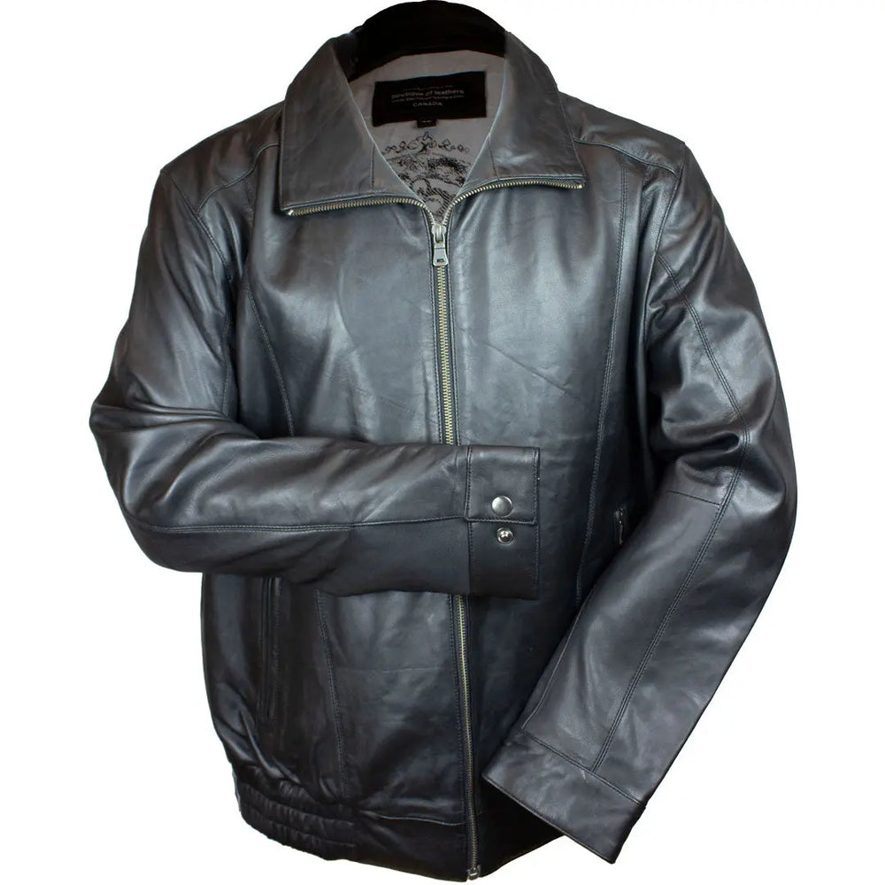 BOL Men's Ting Bomber Lambskin Leather Jacket - Boutique of