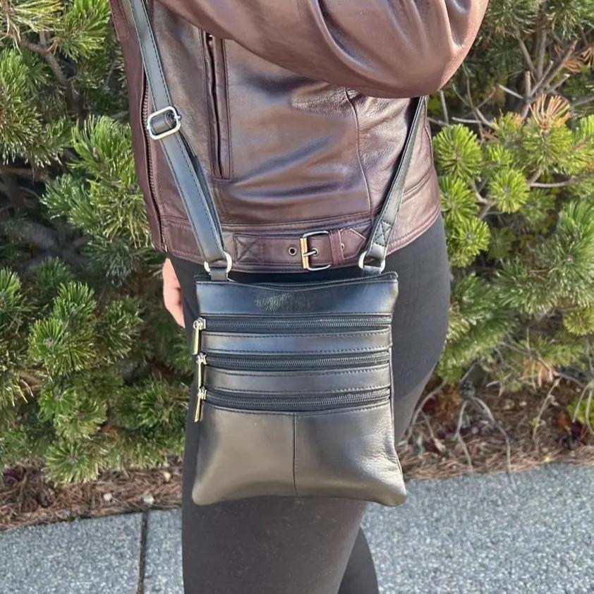 BOL RFID Cross Body Bag - Boutique of Leathers/Open Road