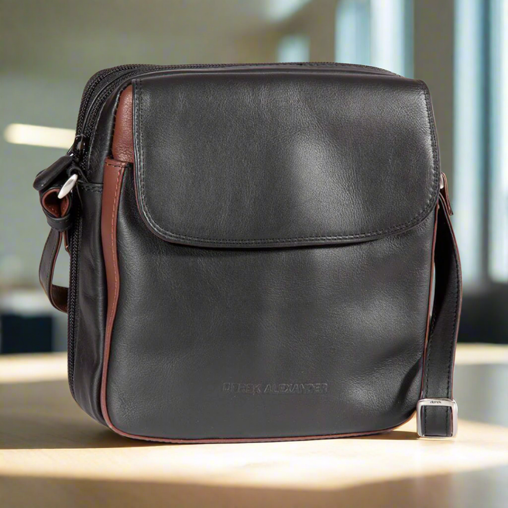 Derek Alexander Organizer Crossbody Bag - Boutique of Leathers