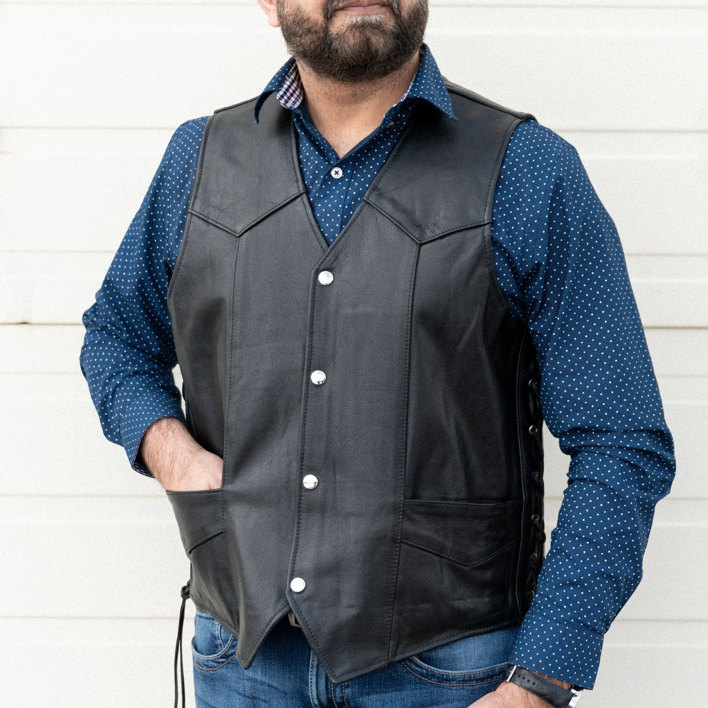 Men's Vests - Boutique of Leathers/Open Road