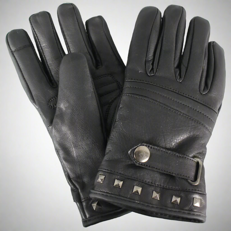 Open Road Women's Touch Tip Leather Motorcycle Gloves - Boutique of
